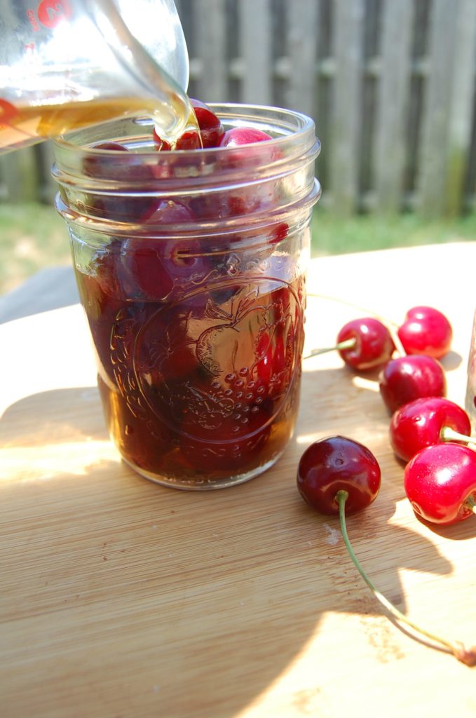 Cherry Infused Bourbon - Who Needs A Cape?