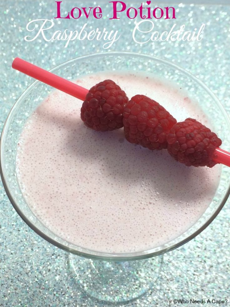 Raspberry Love Potion Cocktail